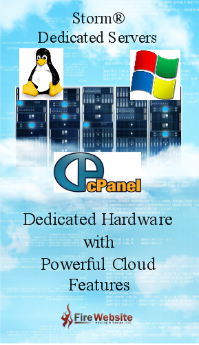 Storm® Dedicated Servers – Fire Website Hosting & Design, LLC